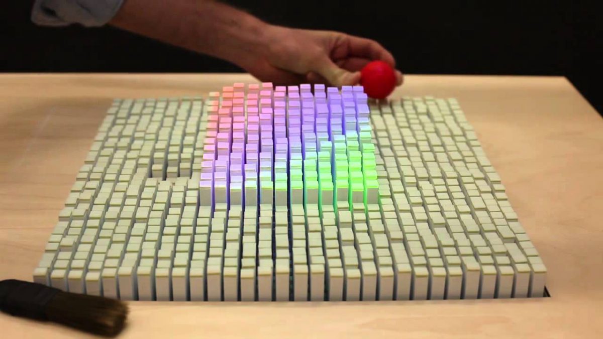 Shape Shifting Touch Screens