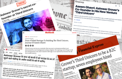 Third Unicorn: Aseem Ghavri Starts New Venture with Ashneer Grover ...